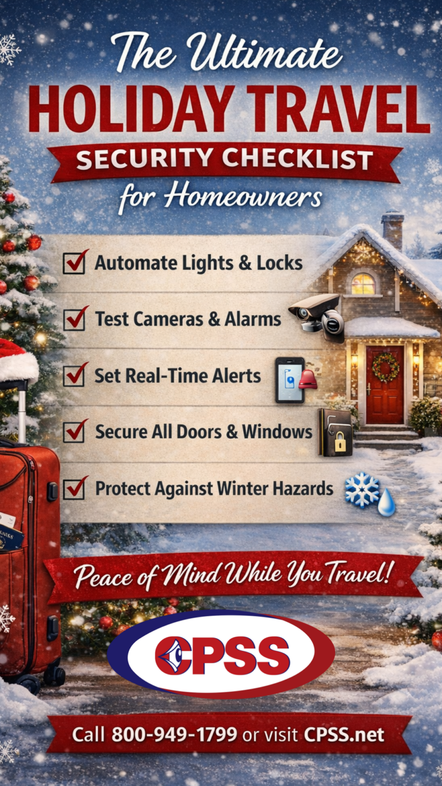 The Ultimate Holiday Travel Security Checklist for Homeowners | Crime ...